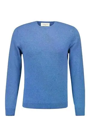 PIACENZA CASHMERE 1733 Crew-neck Cashmere Sweater - Blue