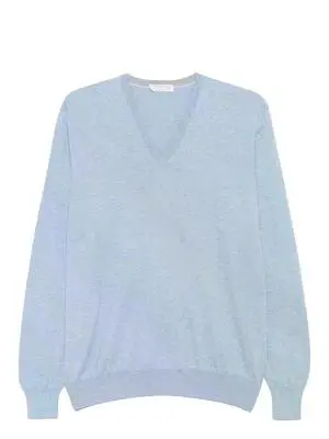GRAN SASSO V-neck Sweater - Blue