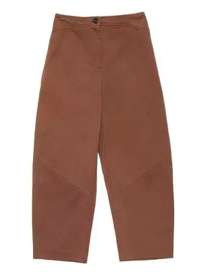 Patrizia Pepe Panelled Balloon Trousers - Brown