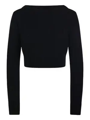 MAX MARA Boat-Neck Cropped Sweater