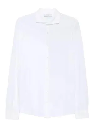 GRAN SASSO Button-down Cotton Shirt - White