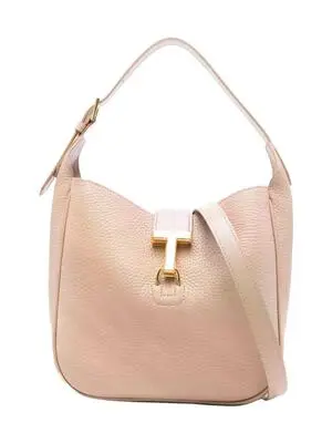 TOM FORD Small Tara Leather Shoulder Bag - Neutrals