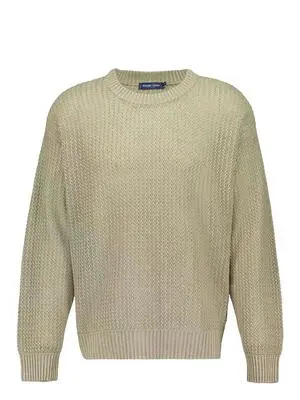 Frescobol Carioca Knitted Crew-neck Sweater - Neutrals