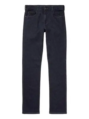 Canali Slim-fit Denim Jeans - Blue