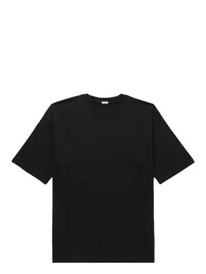 A.PRESSE Cotton And Cashmere-blend Jersey T-shirt - Black