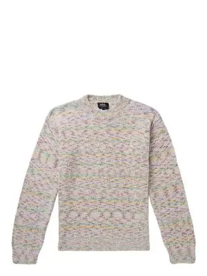 A.p.c. Bastian Wool Sweater - Neutrals