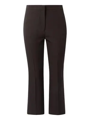 Alexander McQueen Wool Tapered Pants - Brown