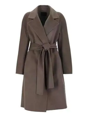 JOSEPH Belt-fastening Coat - Brown