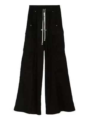 Rick Owens Drawstring-fastening Palazzo Pants - Black