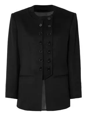 Giuliva Heritage Lara Cashmere Blazer - Black