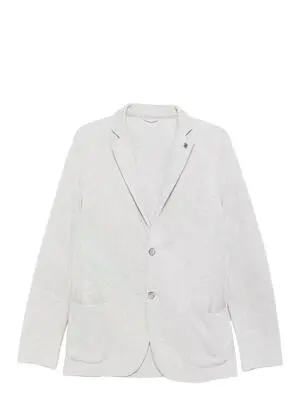 GRAN SASSO Linen-cotton Jacket - Grey