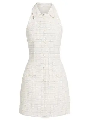 VERONICA BEARD Roxanne Cotton-Tweed Mini Dress