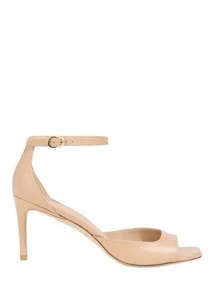 STUART WEITZMAN 75 Leather Sandals - Neutral