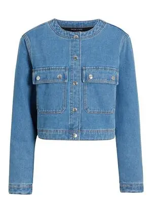 Veronica Beard Brandy Denim Jacket - Mid Denim