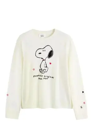 Chinti & Parker X Peanuts Snoopy-motif Sweater - Neutrals