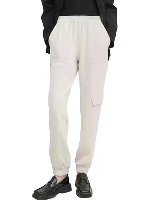 BRUUNS BAZAAR Elastic-waist Cargo Track Pants - Neutrals