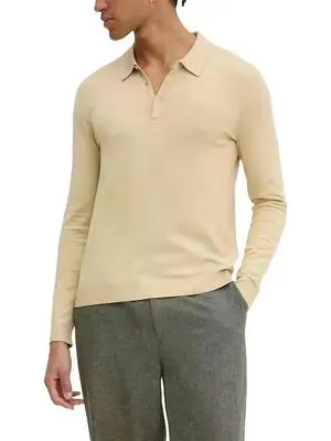 Hugo Long-sleeve Polo Jumper - Neutrals