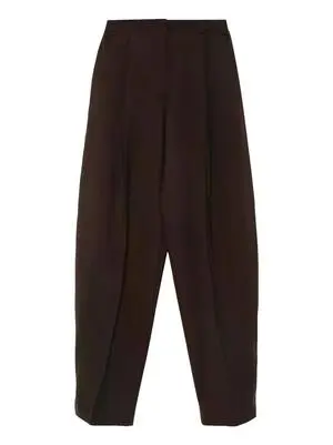 THELATEST Pleated Trousers - Brown