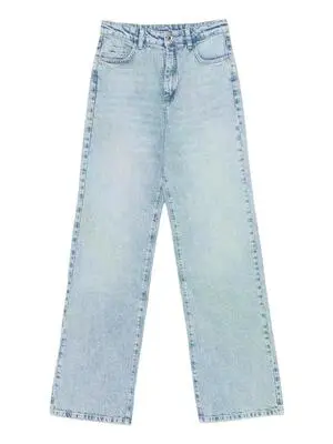 Patrizia Pepe Cotton Straight Leg Jeans - Blue