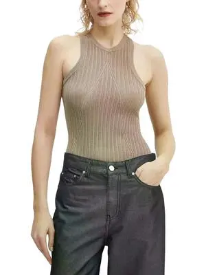 WON HUNDRED Ribbed Knit Top