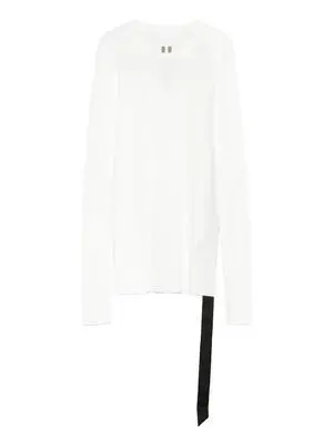 Rick Owens Long-sleeve Tie-detail Top - White