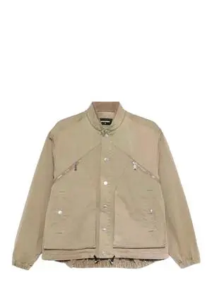 Dsquared2 Button-fastening Jacket With Zip Pockets - Neutrals