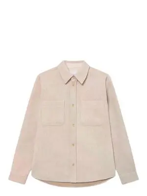 LES DEUX Double-pocket Long-sleeve Shirt - Pink