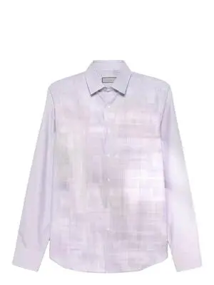 Canali Cotton Shirt Purple