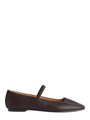Madewell The Greta Leather Ballet Flat - Coffee Bean