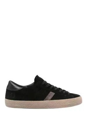 D.a.t.e. Hill Low Suede & Leather Trainers - Black
