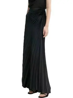 A.L.C. Pleated Maxi Skirt - Black