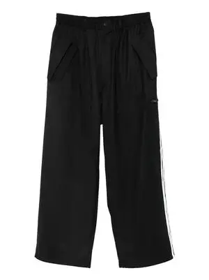 Y3 Side-stripe Pocket Track Pants - Black