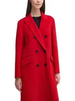 PEDRO DEL HIERRO Buttoned Double-breasted Coat - Red
