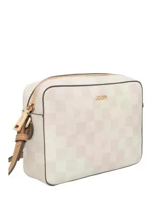 JOOP! Checkerboard Pattern Crossbody Bag - Neutrals