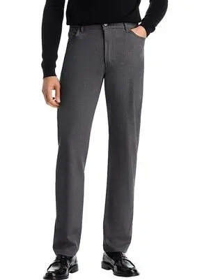 Canali Regular Fit Five Pocket Pants - Grey