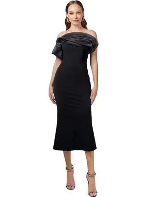 BARIANO Kiarra Strapless Midi - Black