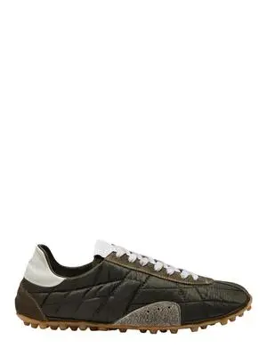 MAISON MARGIELA Sprinters Distressed Sneakers - Khaki