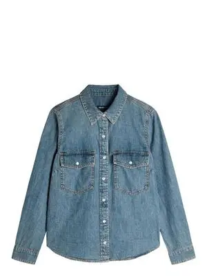 Veronica Beard Noah Denim Shirt - Blue