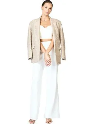Sachin & Babi Alli Wide-leg Trousers - Ivory