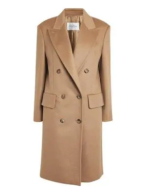 Max Mara Camel Wool Pea Coat - Beige