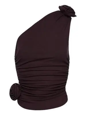 Magda Butrym One-shoulder Top - Red