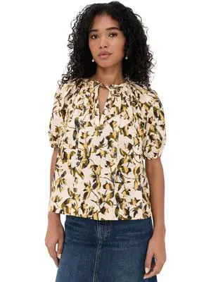 Ulla Johnson Loli Floral Print Blouse - Lucent