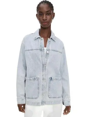 Z Supply Denim Trucker Jacket - Faded Indigo