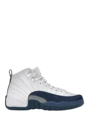 JORDAN 12 Retro - White/french Blue/metallic Silver