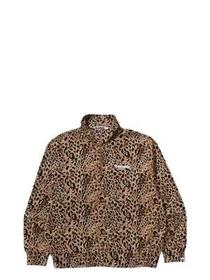 A BATHING APE Relaxed Fit Half Zip Sweatshirt - Beige