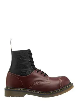 Dr. Martens 1460 Twist Mm6 Maison Margiela Boots - Oxblood/black