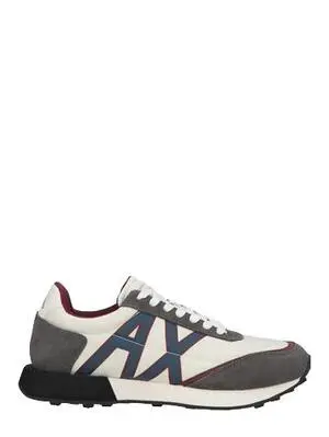 Armani Exchange Ivory Low-top Sneakers - White