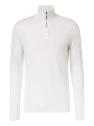 Le Kasha Dared Cashmere Half-zip Sweater - White
