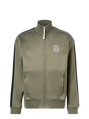 Loewe Anagram Jersey Track Jacket - Green
