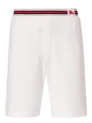 Burberry Cotton-blend Towelling Shorts - White